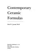 Contemporary Ceramic Formulas used book by Joseph Conrad: 9780025276406