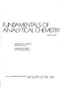 Fundamentals of Analytical Chemistry book by Douglas A. Skoog