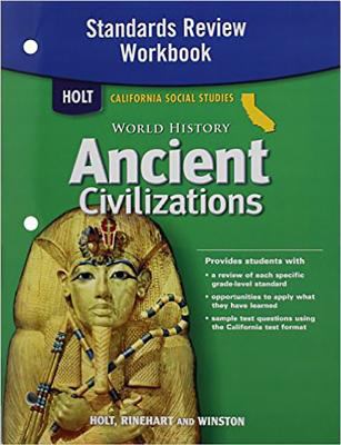 Holt World History California : Standards Review Workbook Grades 6-8 ...