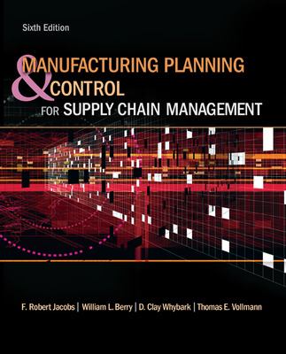 Manufacturing Planning And Control For Supply Chain Management Used Book By Thomas E Vollmann manufacturing-planning-and-control-for-supply-chain-management-used-book-by-thomas-e-vollmann