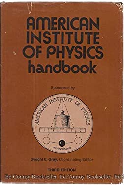 American Institute of Physics Handbook used book by American Institute ...