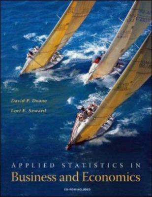 Applied Statistics in Business and Economics with St CD-ROM used copy ...