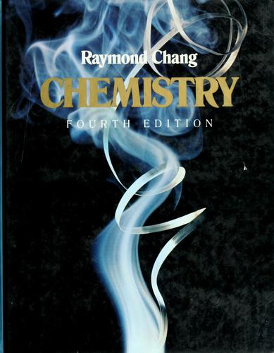 Chemistry used book by Raymond Chang: 9780070105188