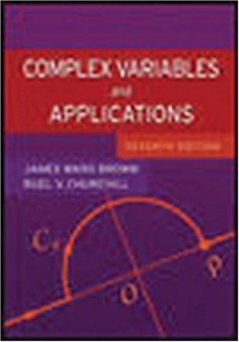 Complex Variables and Applications used book by Ruel V. Churchill ...