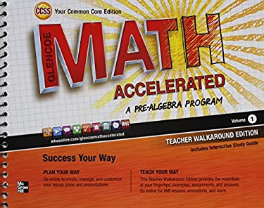 Glencoe Math Accelerated, A Pre-Algebra Program Volume 1 Teacher ...