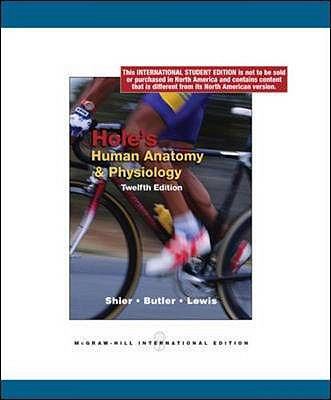 Hole's Human Anatomy and Physiology used book by David Shier, Butler ...
