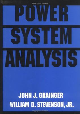 Power System Analysis book by John Grainger, William, Jr. Stevenson