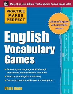Practice Makes Perfect English Vocabulary Games used book by Chris Gunn ...