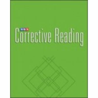 Corrective Reading Level B2, SRA Content Connections book by McGraw ...