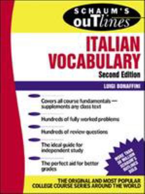 Italian Vocabulary used book by Luigi Bonaffini: 9780071378840