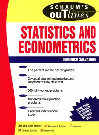 Schaum's Outline of Statistics and Econometrics used book by Dominick ...
