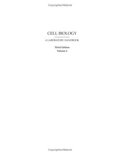 Cell Biology : A Laboratory Handbook used book by J. E. Celis ...