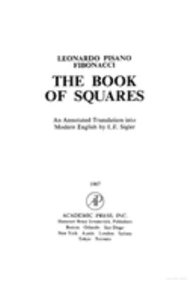 Leonardo Pisano (Fibonacci) : The Book of Squares used book by L. E ...