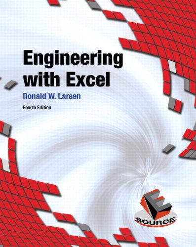 Engineering with Excel used book by Ronald W. Larsen: 9780132788656