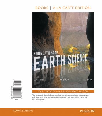 Foundations of Earth Science, Books a la Carte Edition copy by ...