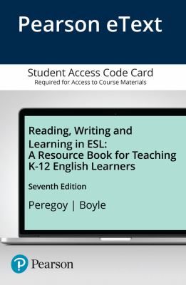 Reading, Writing, and Learning in ESL : A Resource Book for Teaching K ...