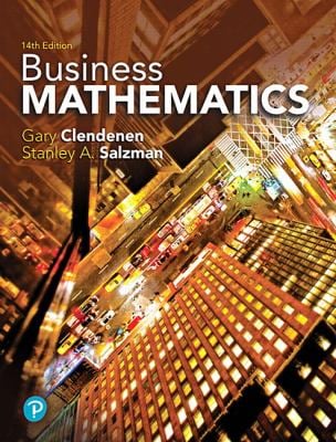 Business Mathematics book by Stanley Salzman: 9780134693323
