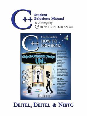 C++ Student Solutions Manual to Accompany C++ How to Program book by ...