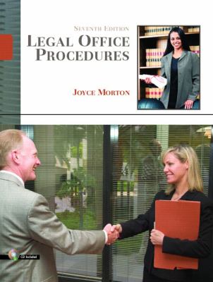 Legal Office Procedures book by Joyce Morton: 9780132209564