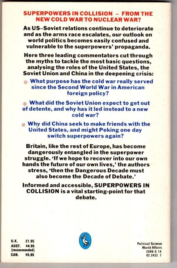 Superpowers in Collision : The Cold War Now book by Noam Chomsky ...