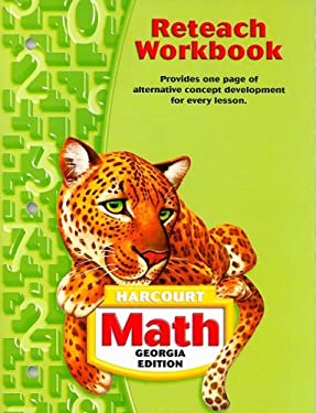 Math Georgia Reteach Workbook, Grade 5 used book by Harcourt