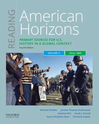 Reading American Horizons : Primary Sources for U. S. History in a ...