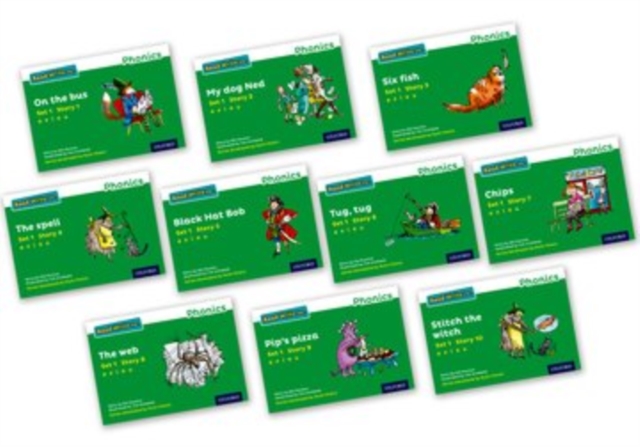 Read Write Inc. Phonics: Green Set 1 Storybooks Mixed Pack of 10 book ...
