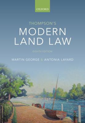 Thompson's Modern Land Law book by Martin George: 9780198869061
