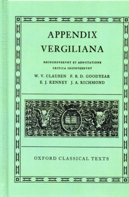 Appendix Vergiliana used book by Virgil: 9780198146483