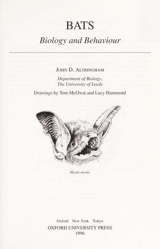Bats : Biology and Behavior book by John Altringham: 9780198540755