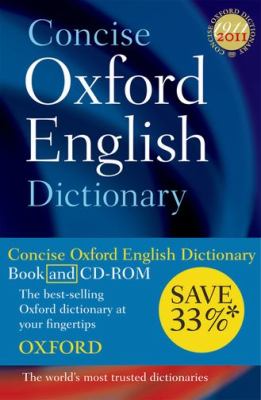 Concise Oxford English Dictionary [With CDROM] book by Oxford Oxford ...