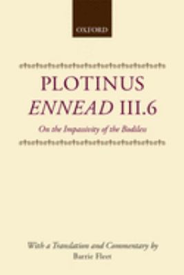 Ennead III. 6 book by Plotinus: 9780198149651