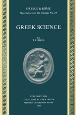 Greek Science used book by T. E. Rihll: 9780199223954