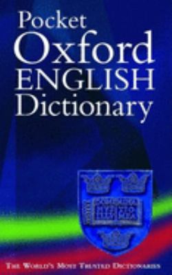 Pocket Oxford English Dictionary used book by Catherine Soanes ...