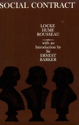 Social Contract : Essays by Locke, Hume, and Rousseau used book by ...