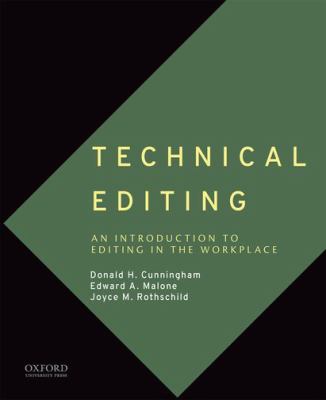 Technical Editing : An Introduction to Editing in the Workplace book by ...