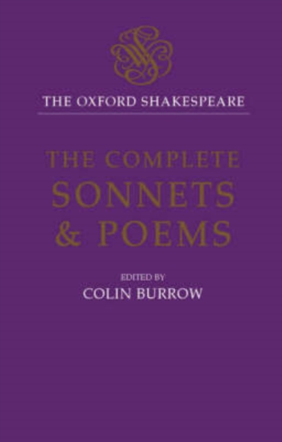 The Complete Sonnets and Poems book by William Shakespeare: 9780198184317