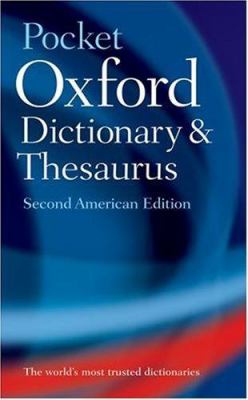 The Pocket Oxford Dictionary and Thesaurus used book by Elizabeth J ...