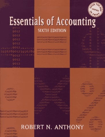 Essentials of Accounting used book by Robert N. Anthony: 9780201848663