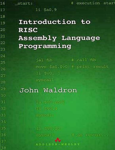 Introduction to RISC Assembly Language Programming used book by John Waldron: 9780201398281