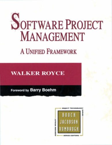 Software Project Management : A Unified Framework used book by Walker ...
