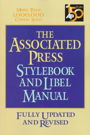 Associated Press Stylebook and Libel Manual used book by Associated ...