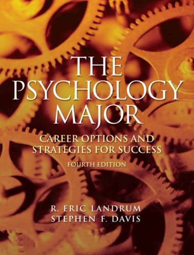 The Psychology Major : Career Options and Strategies for Success used ...