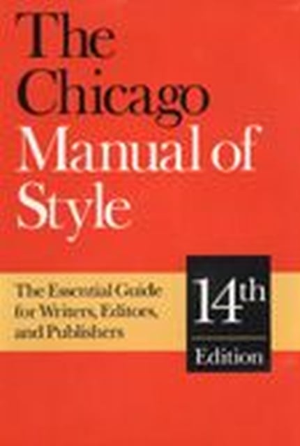 The Chicago Manual of Style used book by Chicago Editorial Staff ...