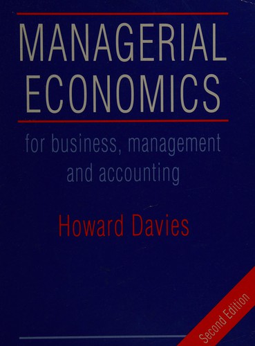 Managerial Economics for Business, Management, and Accounting used book ...