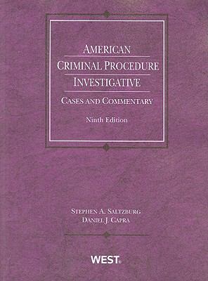 American Criminal Procedure : Investigative book by Daniel J. Capra ...