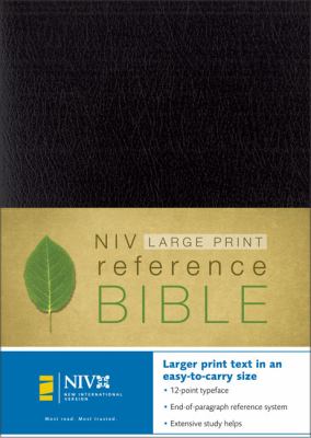 NIV Large Print Reference Bible : Personal Size book by Zondervan Staff ...
