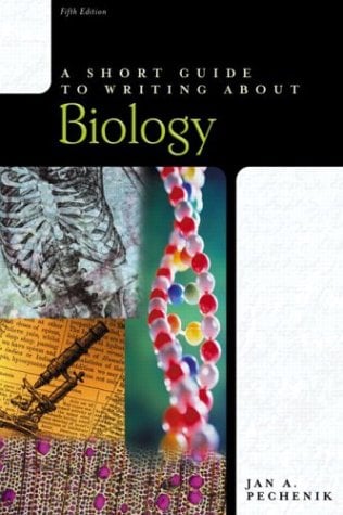 A Short Guide to Writing about Biology used book by Jan A. Pechenik ...