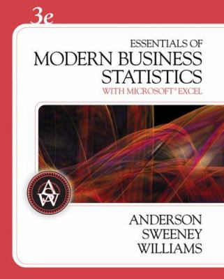 Modern Business Statistics With Microsoft Excel