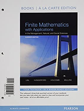 Finite Mathematics with Applications in the Management, Natural, and ...